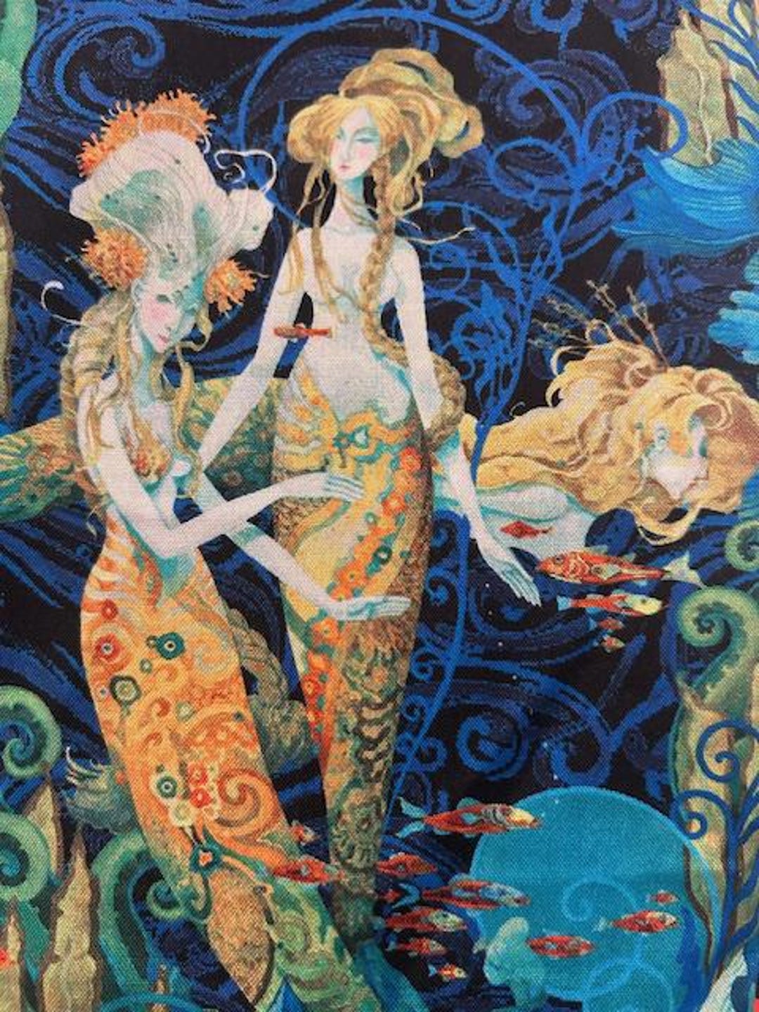Tarot Oracle Crystal Mermaids Drawstring Bag - Etsy