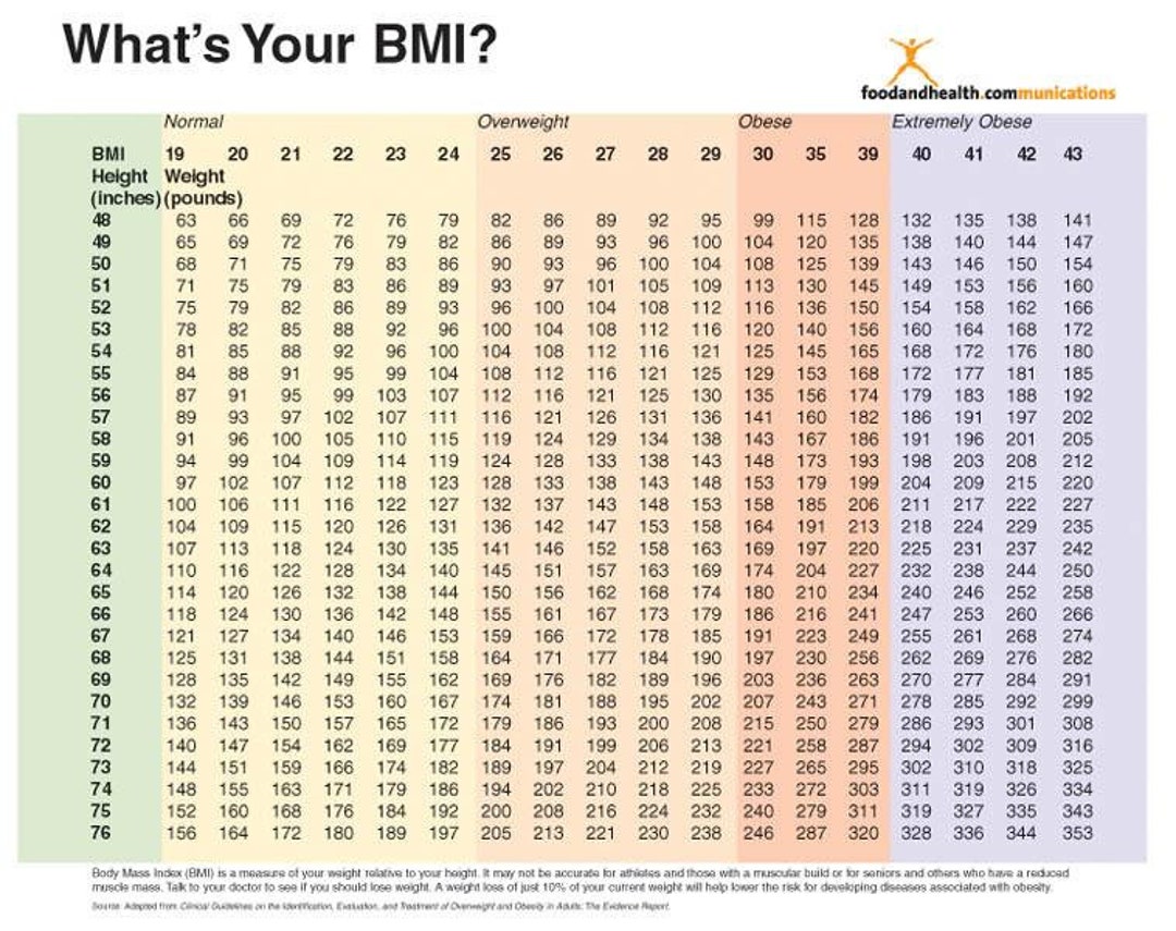 BMI Poster - Etsy