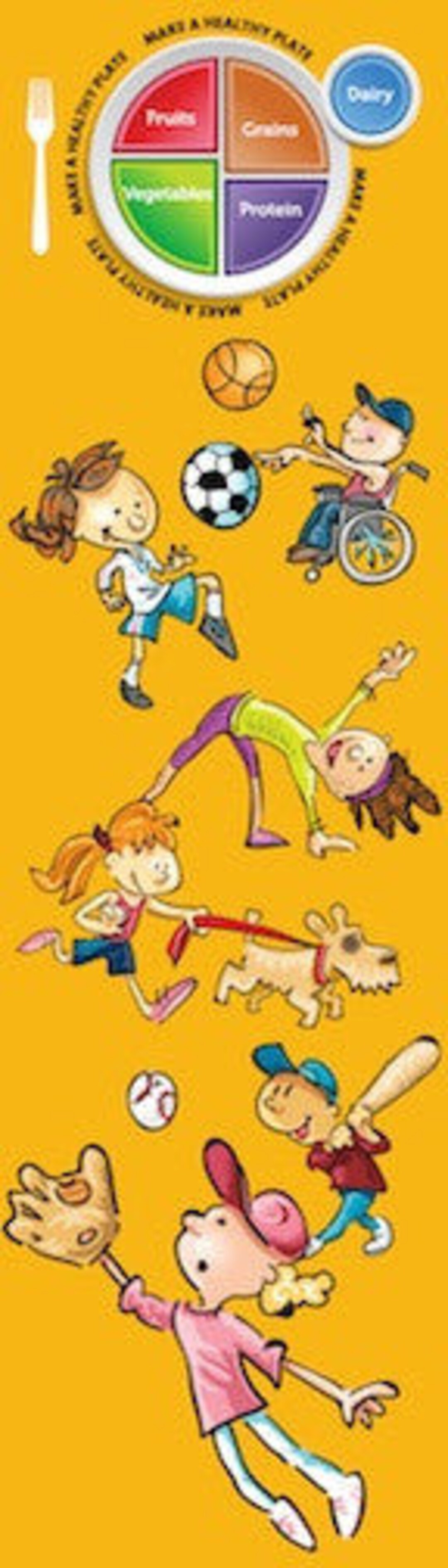 Kids Activity and Myplate Bookmarks Pack of 50 2"x7" - Etsy UK