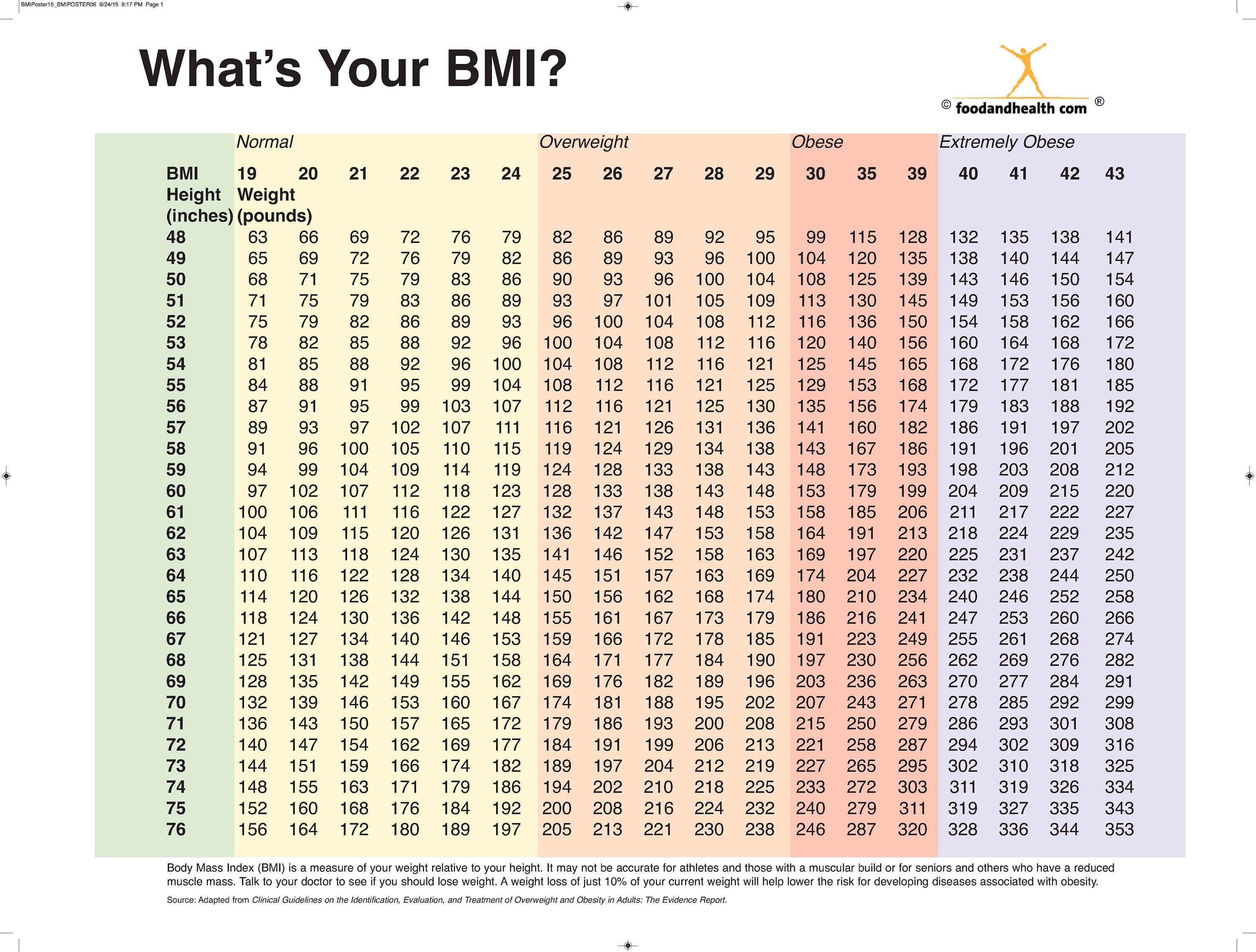 BMI Poster - Etsy
