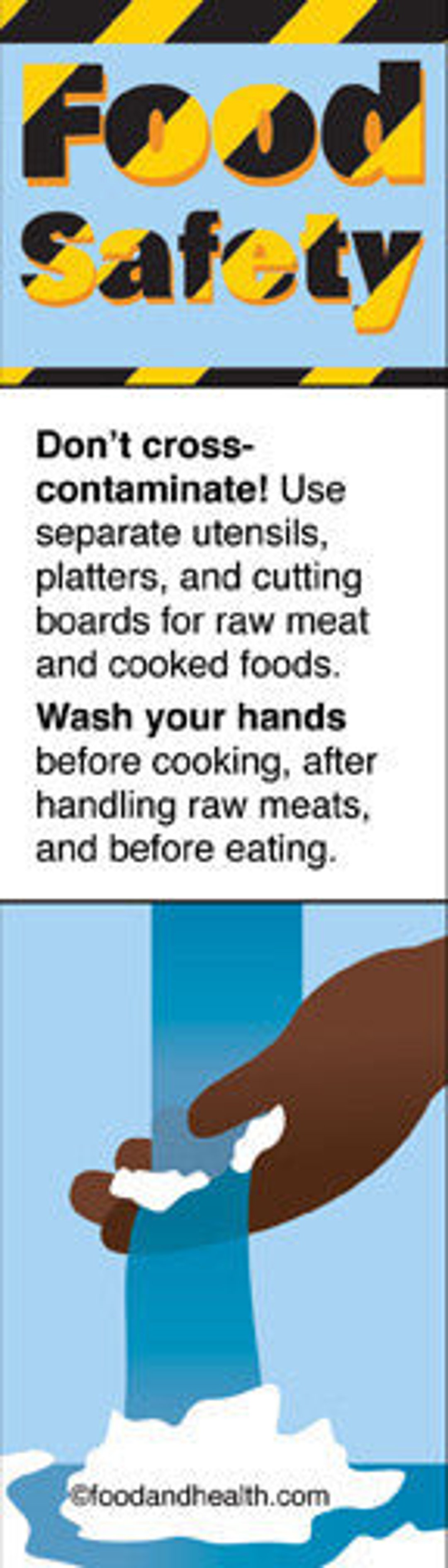 Food Safety Bookmarks Pack of 50 2"x7" - Etsy