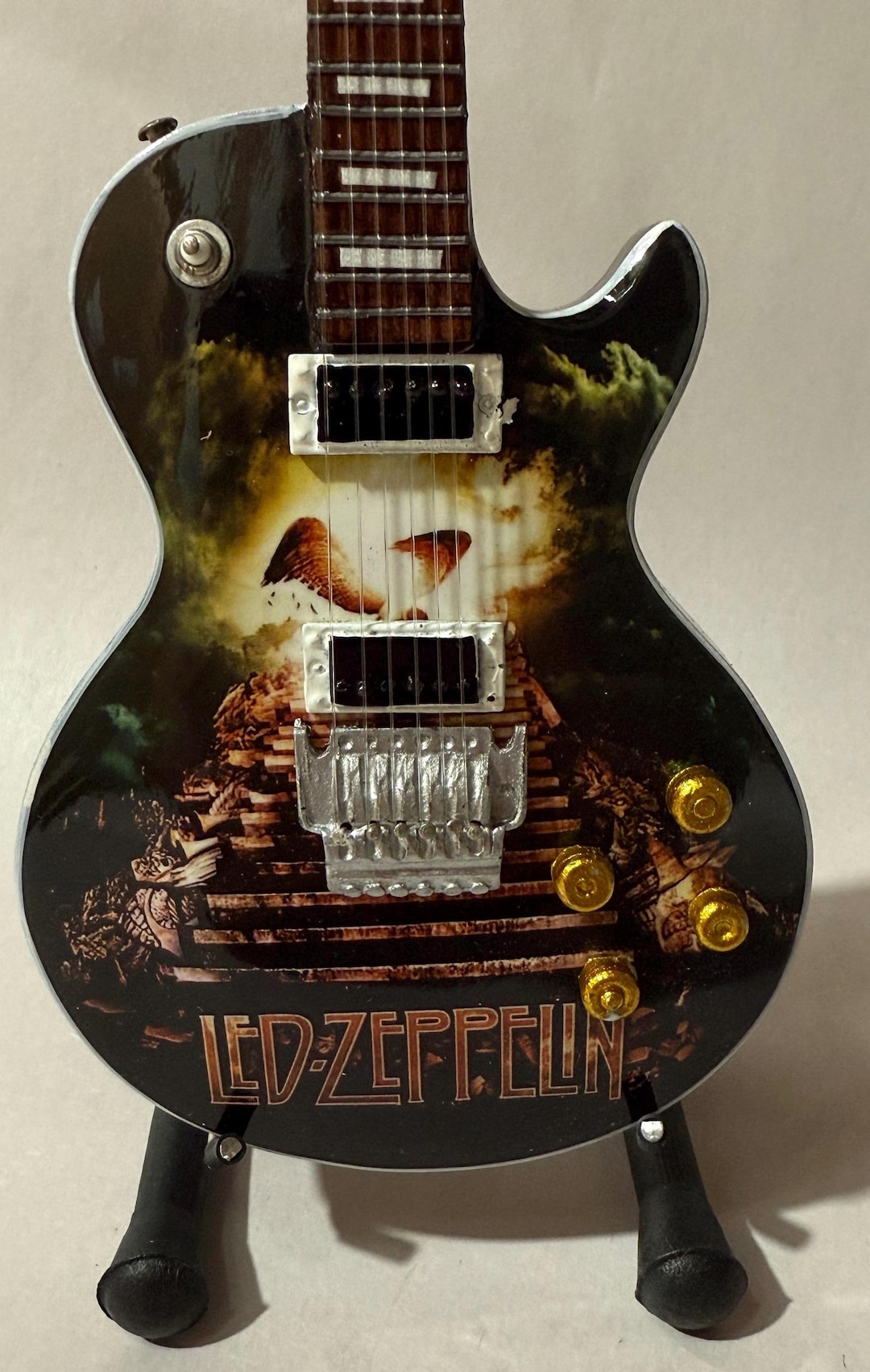 Led Zeppelin Miniature 10” Tribute Guitar. - Etsy
