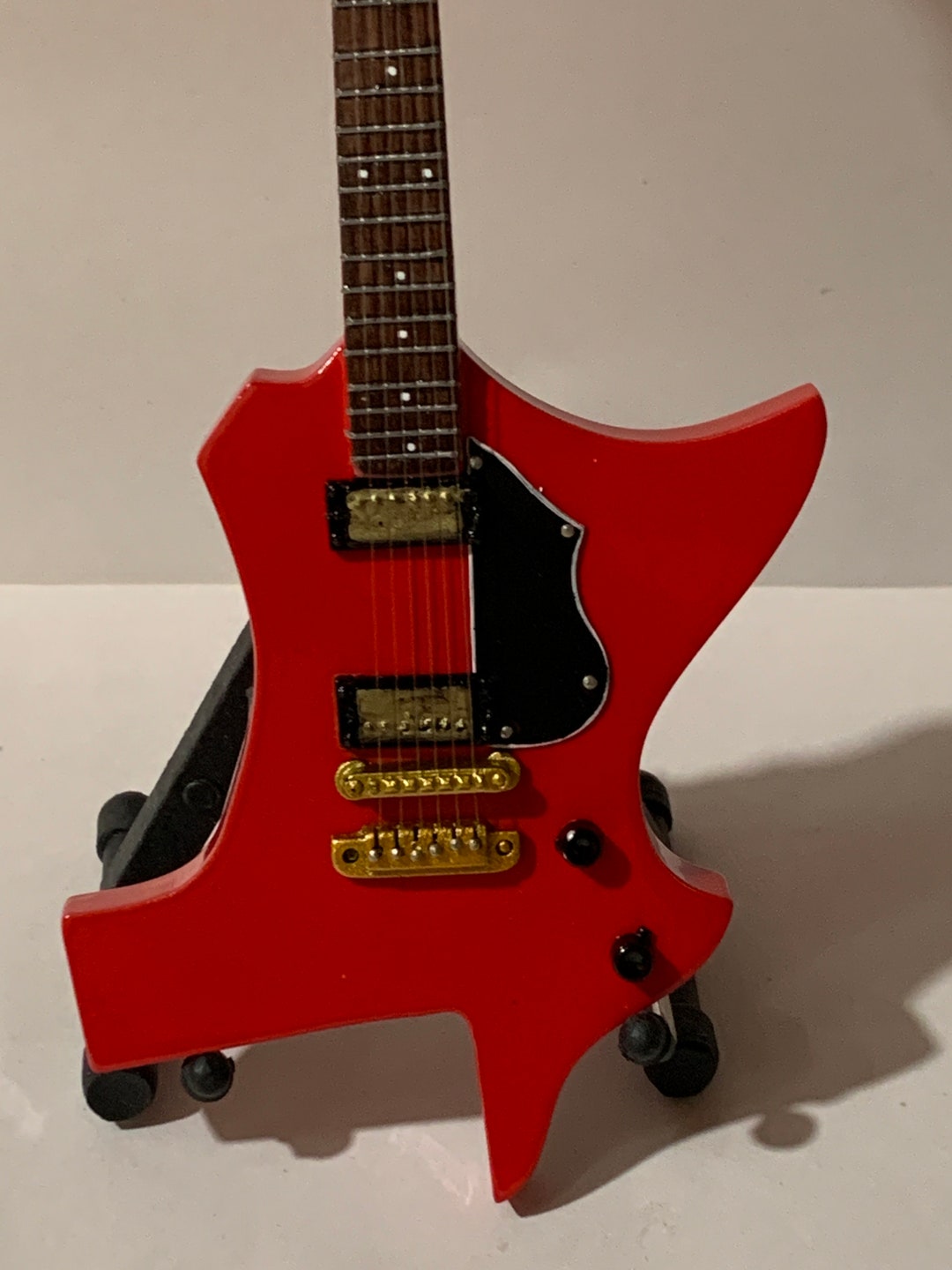 Billy Gibbons ZZ Top Big Texas Miniature 10 Tribute Guitar With Stand ...