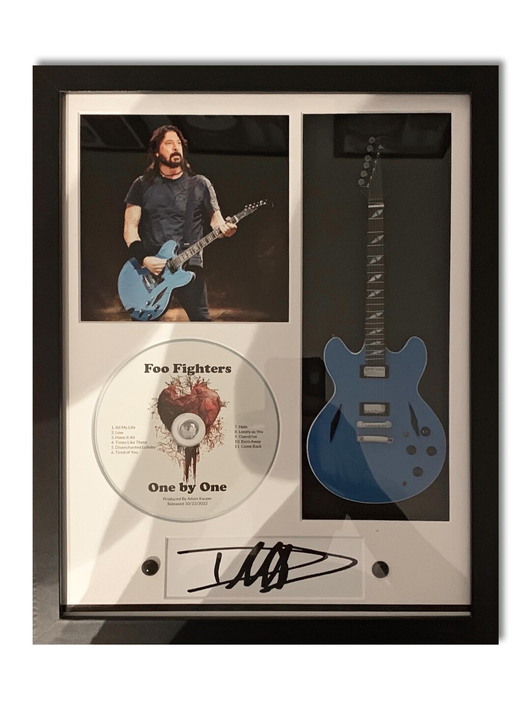 Dave Grohl 11x14 Guitar Tribute Shadow Box Frame V3. Only 1 Available ...