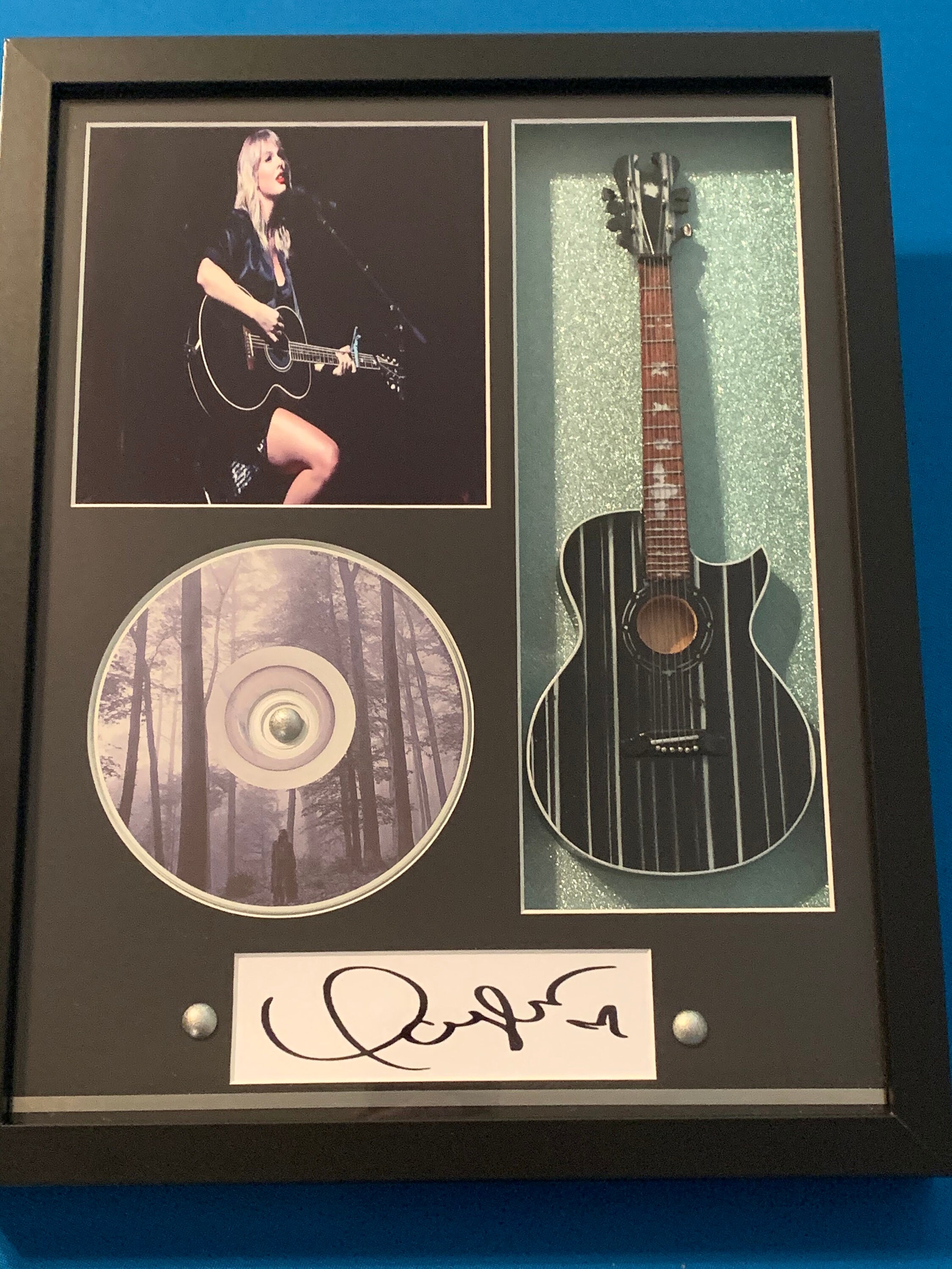Taylor Swift Guitar Shadow Box Tribute | Etsy
