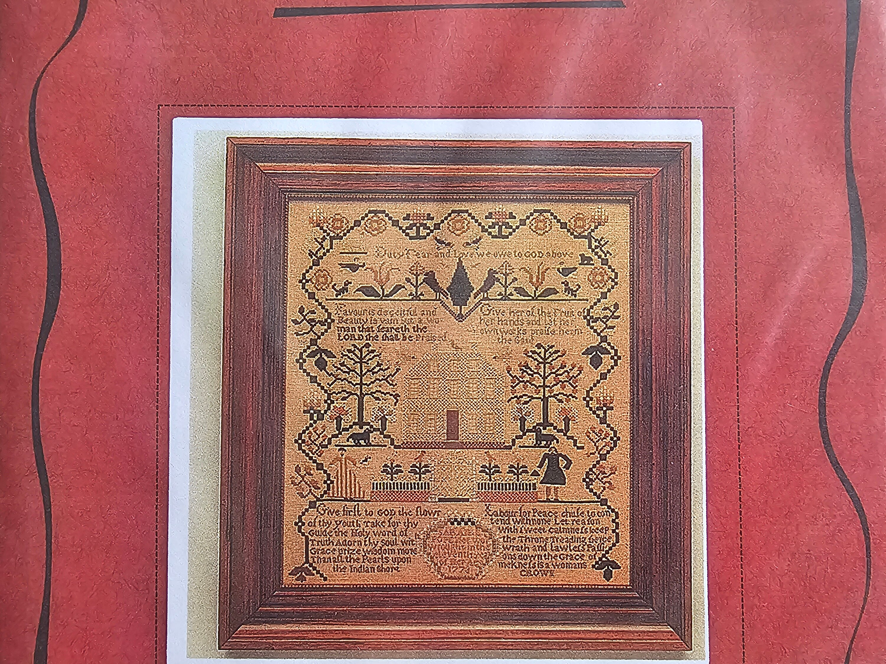 DESTASH: the Sarah E Pope Sampler by Sheepish Designs - Etsy