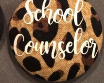 School Counselor Badge Holder - Etsy