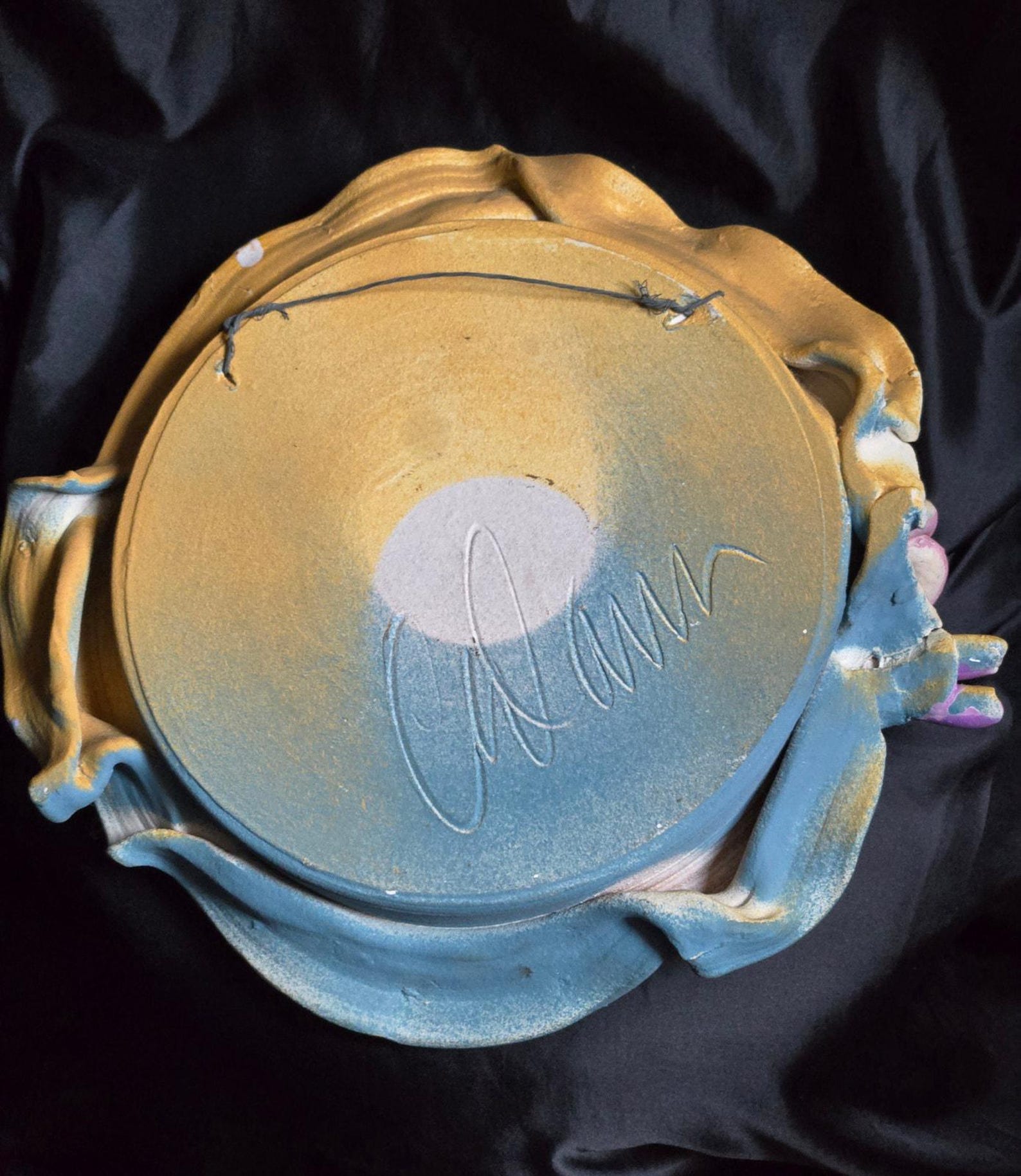 Douglas Adams' Studio Art Pottery ~ LARGE 12" Abstract Platter Wall ...