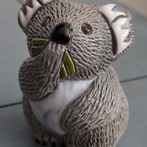 Vintage Artesania Rinconada Koala #128a Signed Ceramic Figurine Retired ...