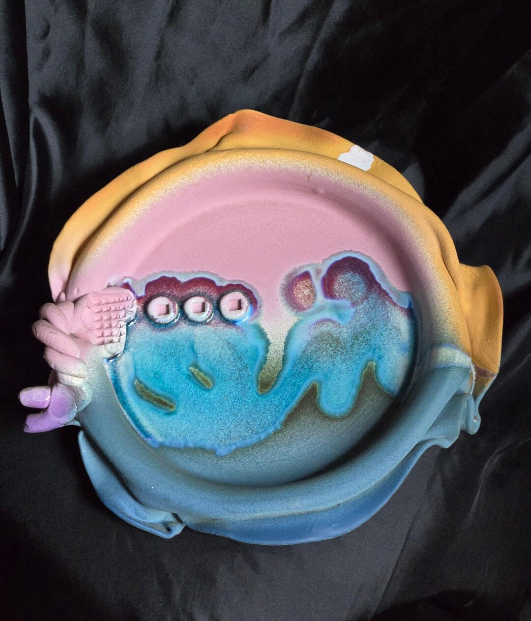 Douglas Adams' Studio Art Pottery LARGE 12 Abstract Platter Wall ...