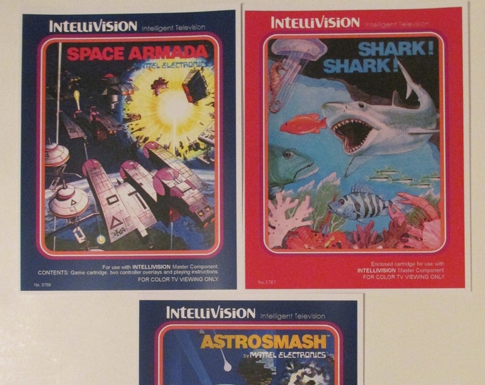 Nintendo NES Retro Video Game Box Art Reproduction Four 8.5x11 - Etsy