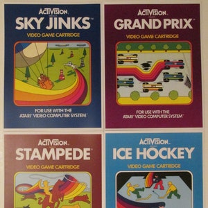 Activision Atari 2600 Video Game Box Art Reproduction 8.5x11 Poster ...
