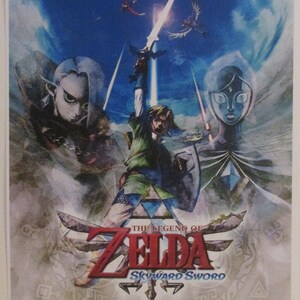 Nintendo Legend of Zelda Video Game Box Art Reproduction Six 8.5x11 ...