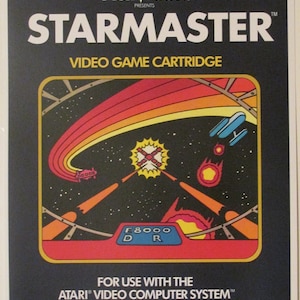 Activision Atari 2600 Video Game Box Art Reproduction 8.5x11 Poster ...