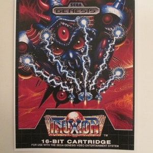 Sega Genesis Retro Video Game Box Art Reproduction Four 8.5x11 - Etsy