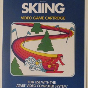 Activision Atari 2600 Video Game Box Art Reproduction 8.5x11 Poster ...