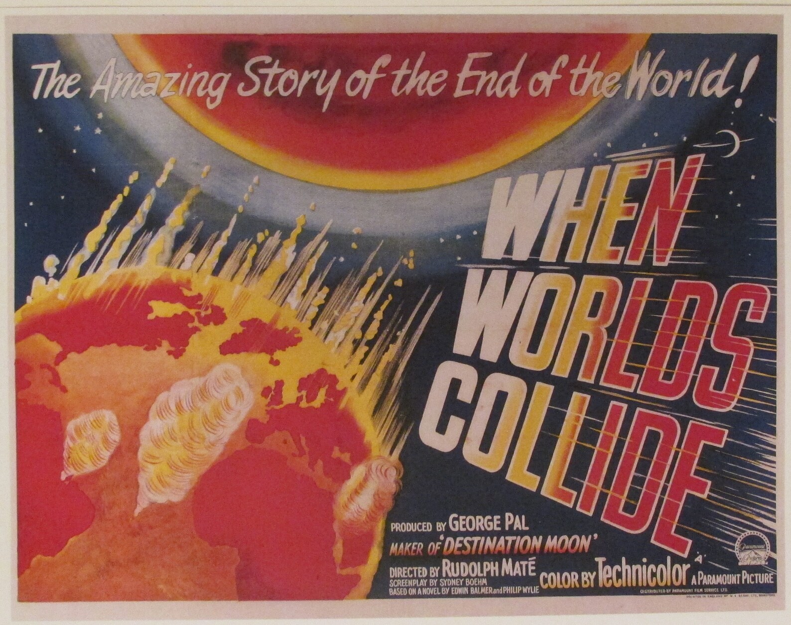Vintage Sci-fi Poster Set: 1950s Reproduction Prints Six 11x8.5 - Lobby ...