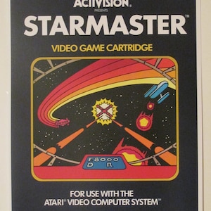 Activision Atari 2600 Video Game Box Art Reproduction 8.5x11 | Etsy