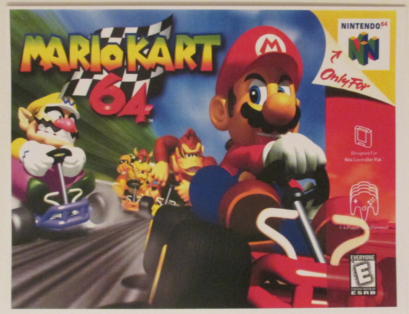 Nintendo 64 Retro Video Game Box Art Reproduction Four 11x8.5 - Etsy