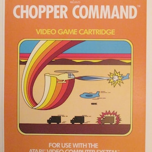 Activision Atari 2600 Video Game Box Art Reproduction 8.5x11 Poster ...