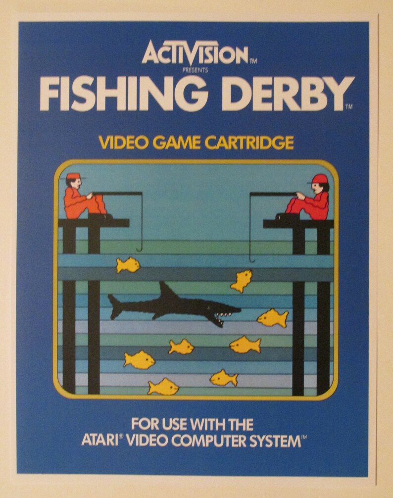 Activision Atari 2600 Video Game Box Art Reproduction 8.5x11 - Etsy