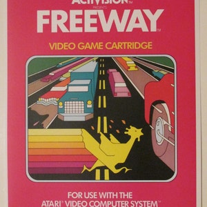 Activision Atari 2600 Video Game Box Art Reproduction 8.5x11 Poster ...