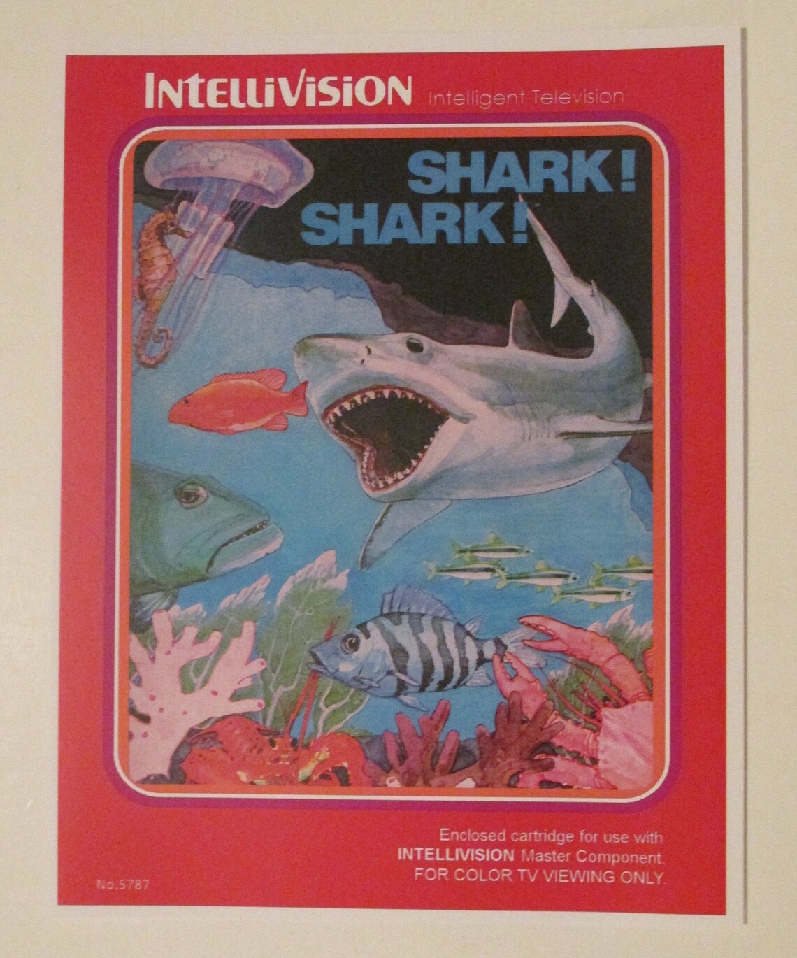 Intellivision Video Game Box Art Reproduction Three 8.5x11 | Etsy