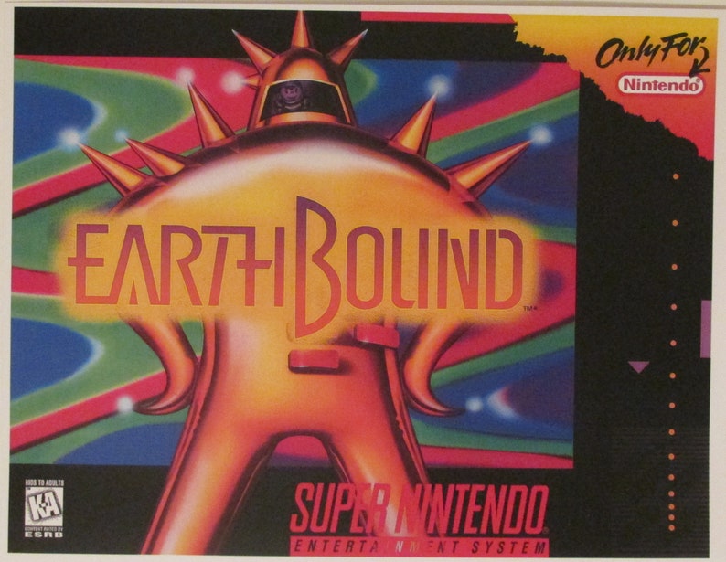 Nintendo SNES Retro Video Game Box Art Reproduction Four - Etsy