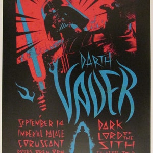 Star Wars Concert Posters Prints TEN 8.5x11 Poster Prints Luke, Leia ...