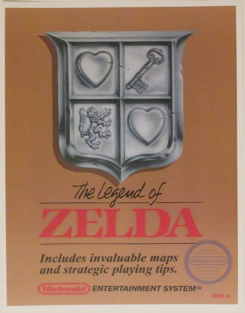 Nintendo NES Retro Video Game Box Art Reproduction Four 8.5x11 - Etsy