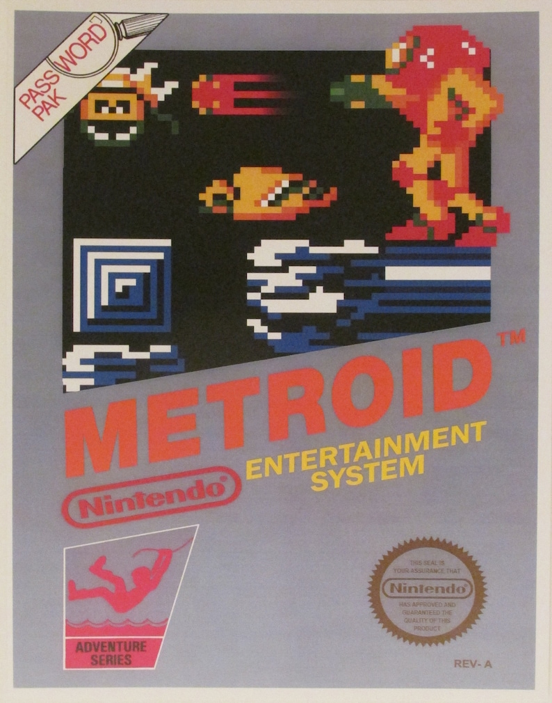 Nintendo NES Retro Video Game Box Art Reproduction Four 8.5x11 - Etsy
