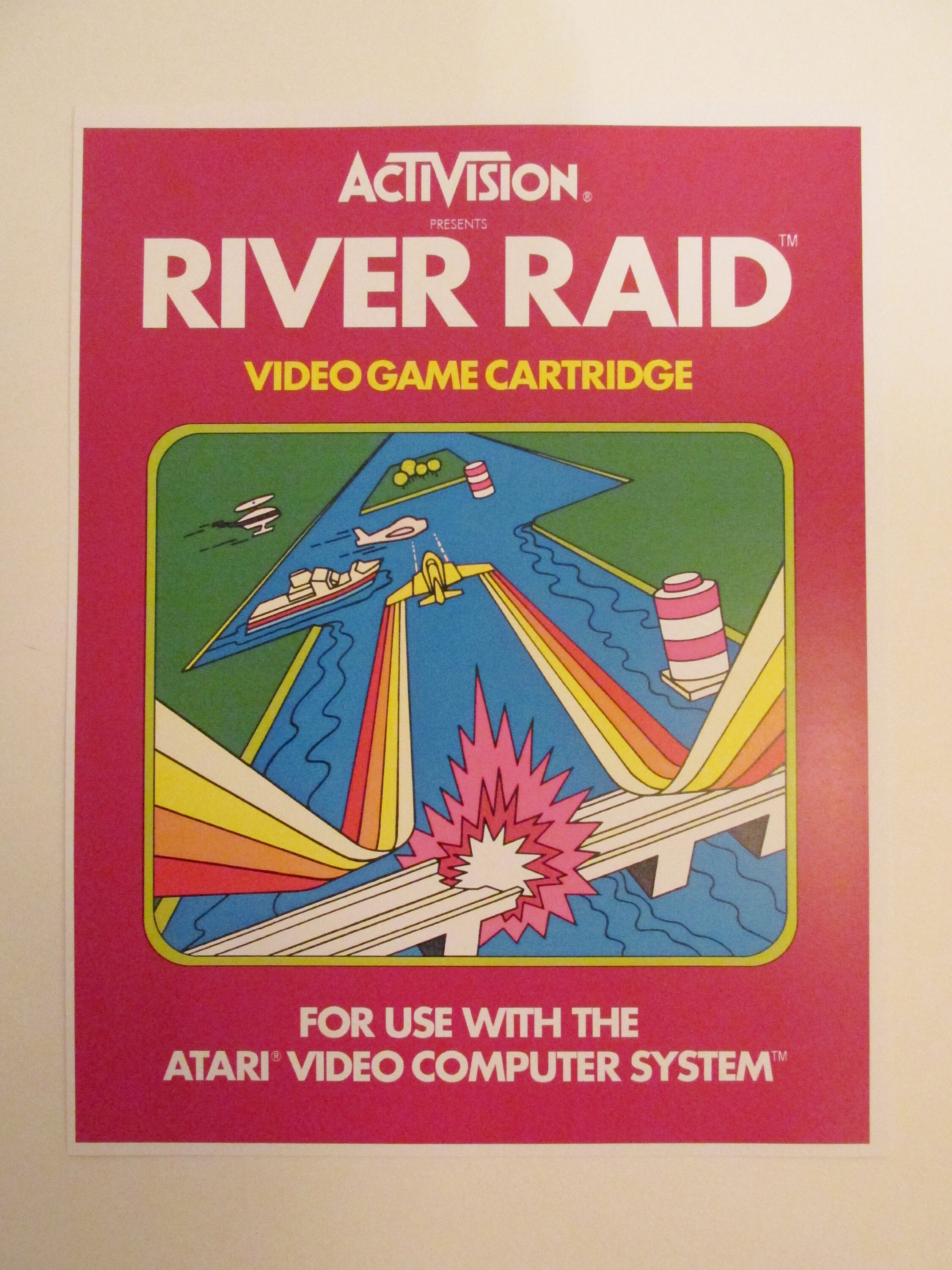 Activision Atari 2600 Video Game Box Art Reproduction 8.5x11 | Etsy