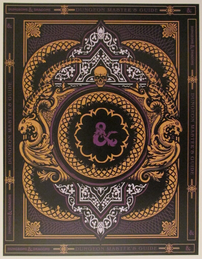 Dungeons and Dragons Fantasy Adventure Game Book Cover Art - Etsy