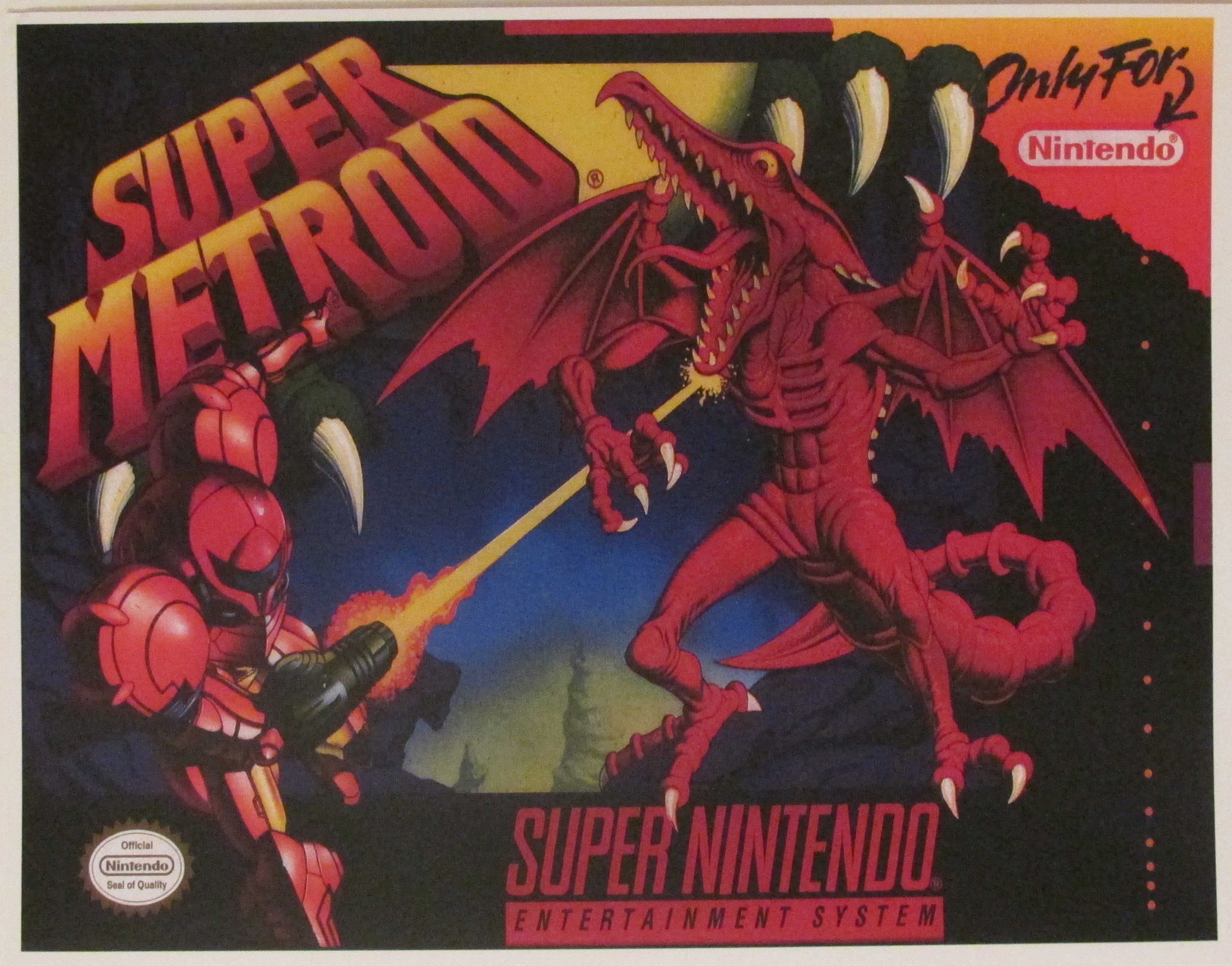 Nintendo SNES Retro Video Game Box Art Reproduction Four | Etsy
