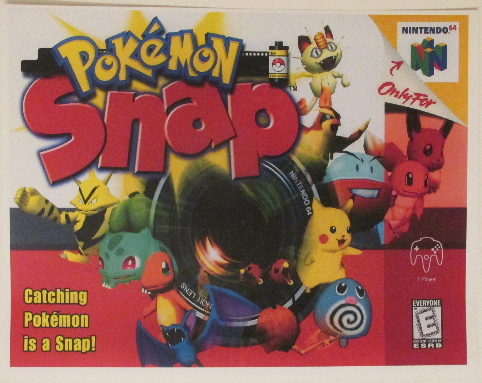 Nintendo 64 Retro Video Game Box Art Reproduction Four 11x8.5 - Etsy