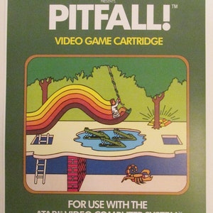 Activision Atari 2600 Video Game Box Art Reproduction 8.5x11 Poster ...