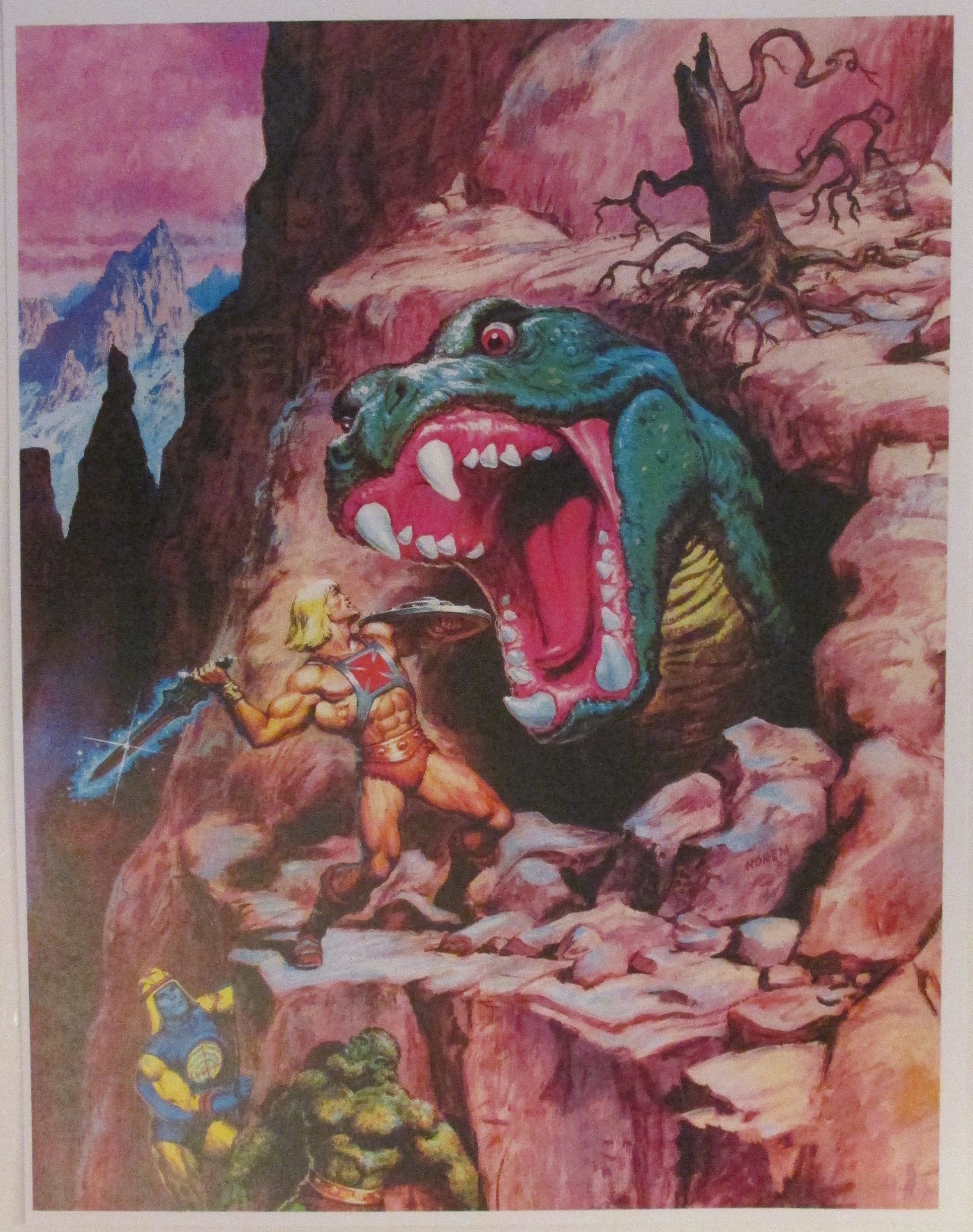 Masters of the Universe MOTU Art Poster Prints Four 8.5x11 - Etsy UK