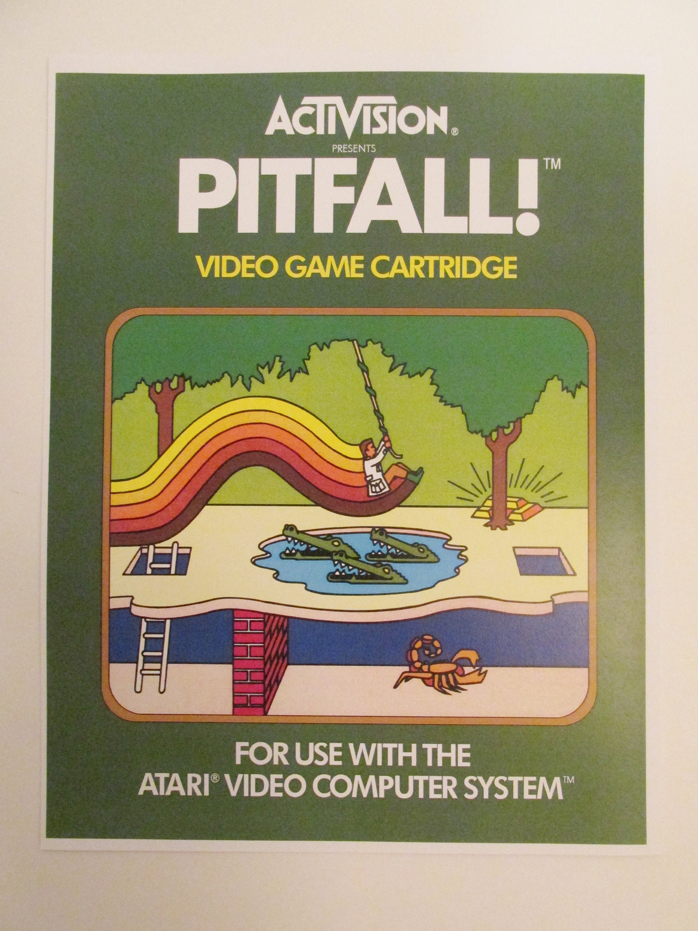 Activision Atari 2600 Video Game Box Art Reproduction 8.5x11 | Etsy