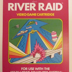Activision Atari 2600 Video Game Box Art Reproduction 8.5x11 Poster ...