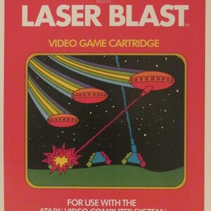 Activision Atari 2600 Video Game Box Art Reproduction 8.5x11 Poster ...