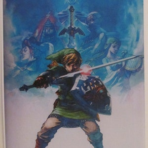 Nintendo Legend of Zelda Video Game Box Art Reproduction Six 8.5x11 ...