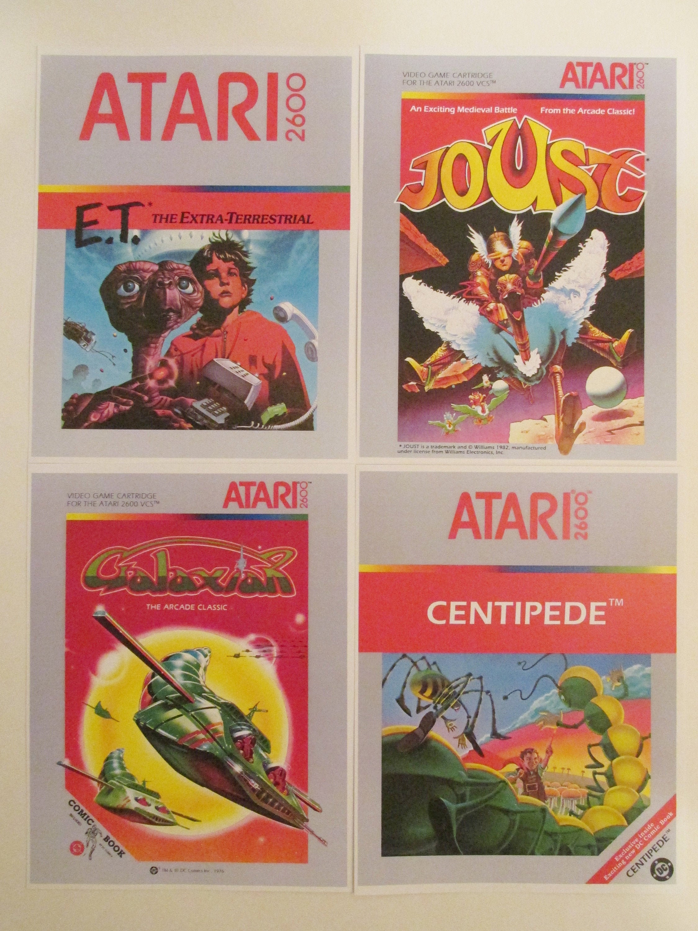 Atari 2600 Box Art