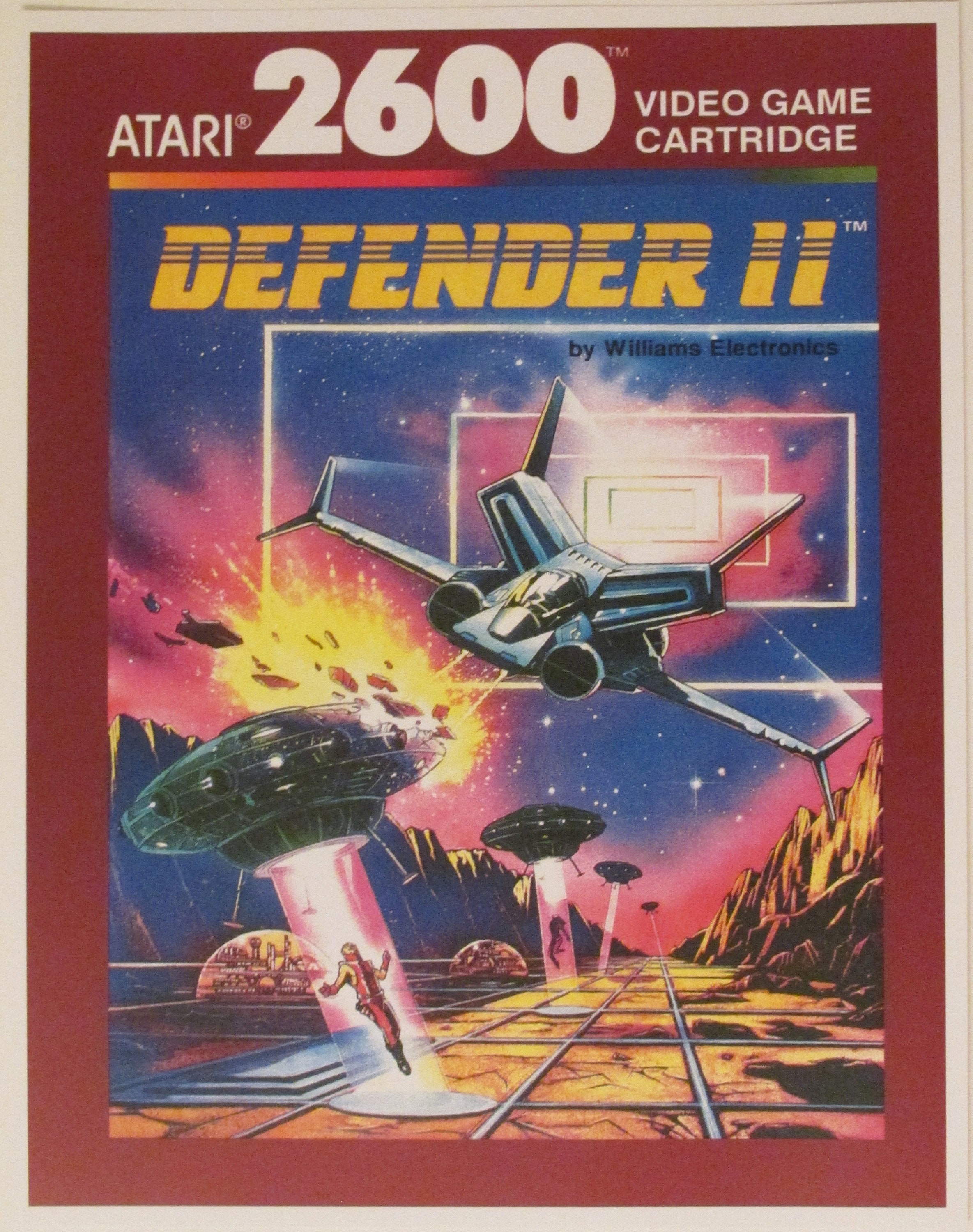 Atari 2600 Video Game Box Art Reproduction Four 8.5x11 Poster | Etsy