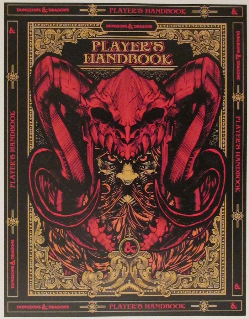 Dungeons and Dragons Fantasy Adventure Game Book Cover Art - Etsy