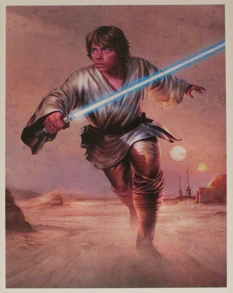 Star Wars Character Portrait Posters Reproduction Art Prints - Etsy