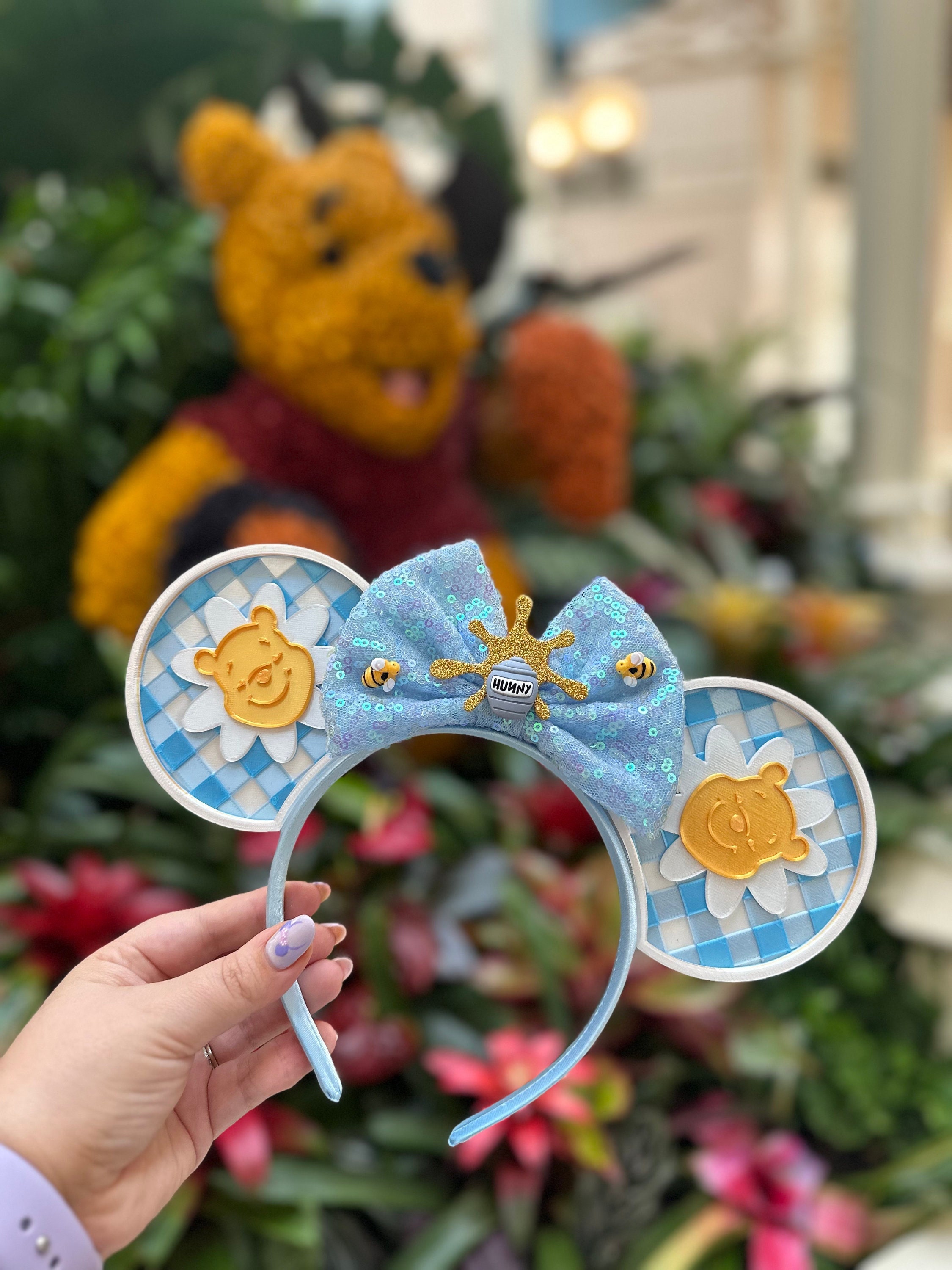 Pooh Bear Mouse Ears Headband - Etsy