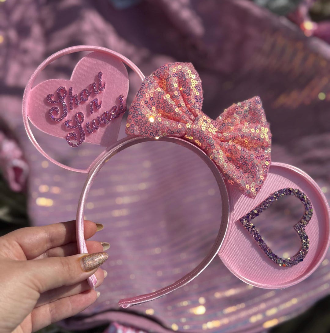 Sabrina Carpenter Inspired Short N Sweet Heart Themed Mouse Ears ...