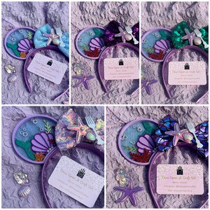 The Little Mermaid -under the Sea Mouse Ears Headband - Etsy