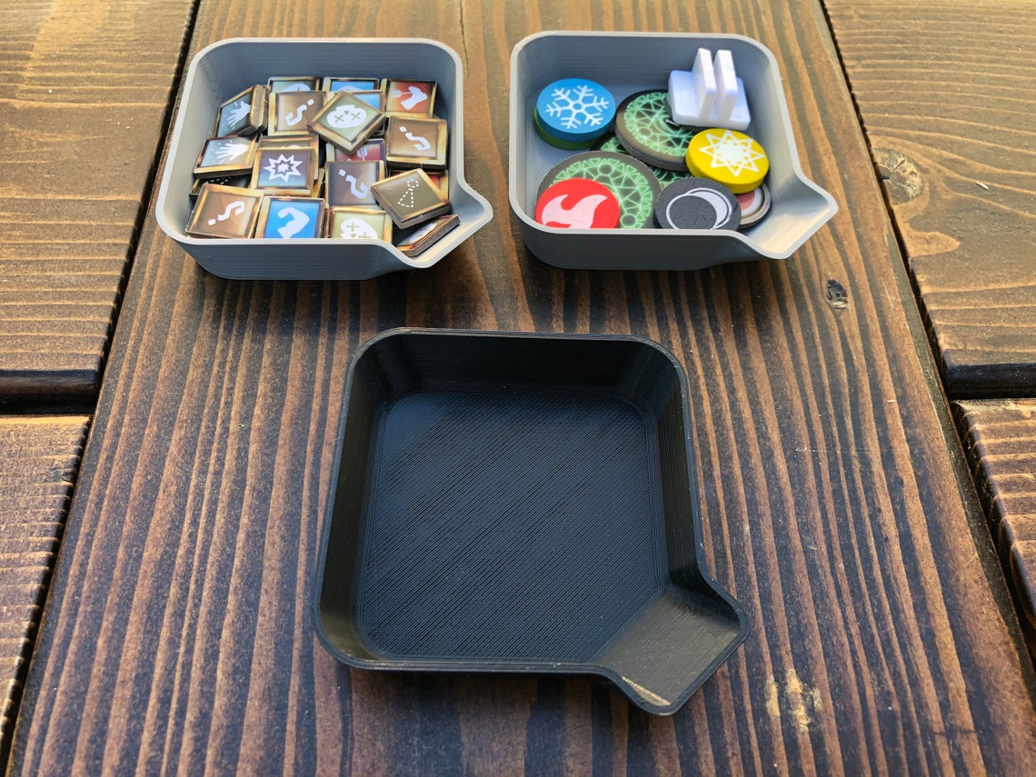 Stackable Board Game Token Trays Meeple Bowls Small Bead - Etsy