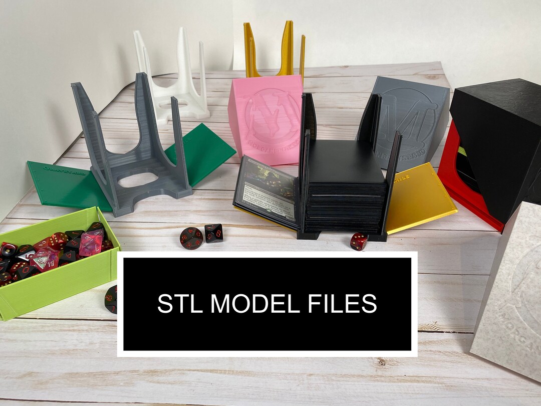 STL Model Files - MTG Commander V2 - 4-in-1 Draw and Discard Playing ...